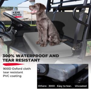 KEMIMOTO Front Bench Seat Cover Compatible with Kawasaki Mule PRO-FXT DXT FX DX 2015-2023, Replace OEM Part # KAF080-039 Camo Rear Seat Cover