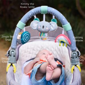 Taf Toys Koala Daydream Pram, Stroller and Car Seat Arch | Ideal for Infants & Toddlers, Activity Arch with Fascinating Toys, Stimulates Baby’s Senses and Motor Skills Development, for Easier Outdoors