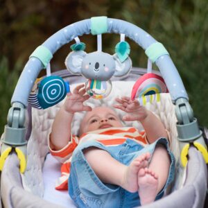 Taf Toys Koala Daydream Pram, Stroller and Car Seat Arch | Ideal for Infants & Toddlers, Activity Arch with Fascinating Toys, Stimulates Baby’s Senses and Motor Skills Development, for Easier Outdoors