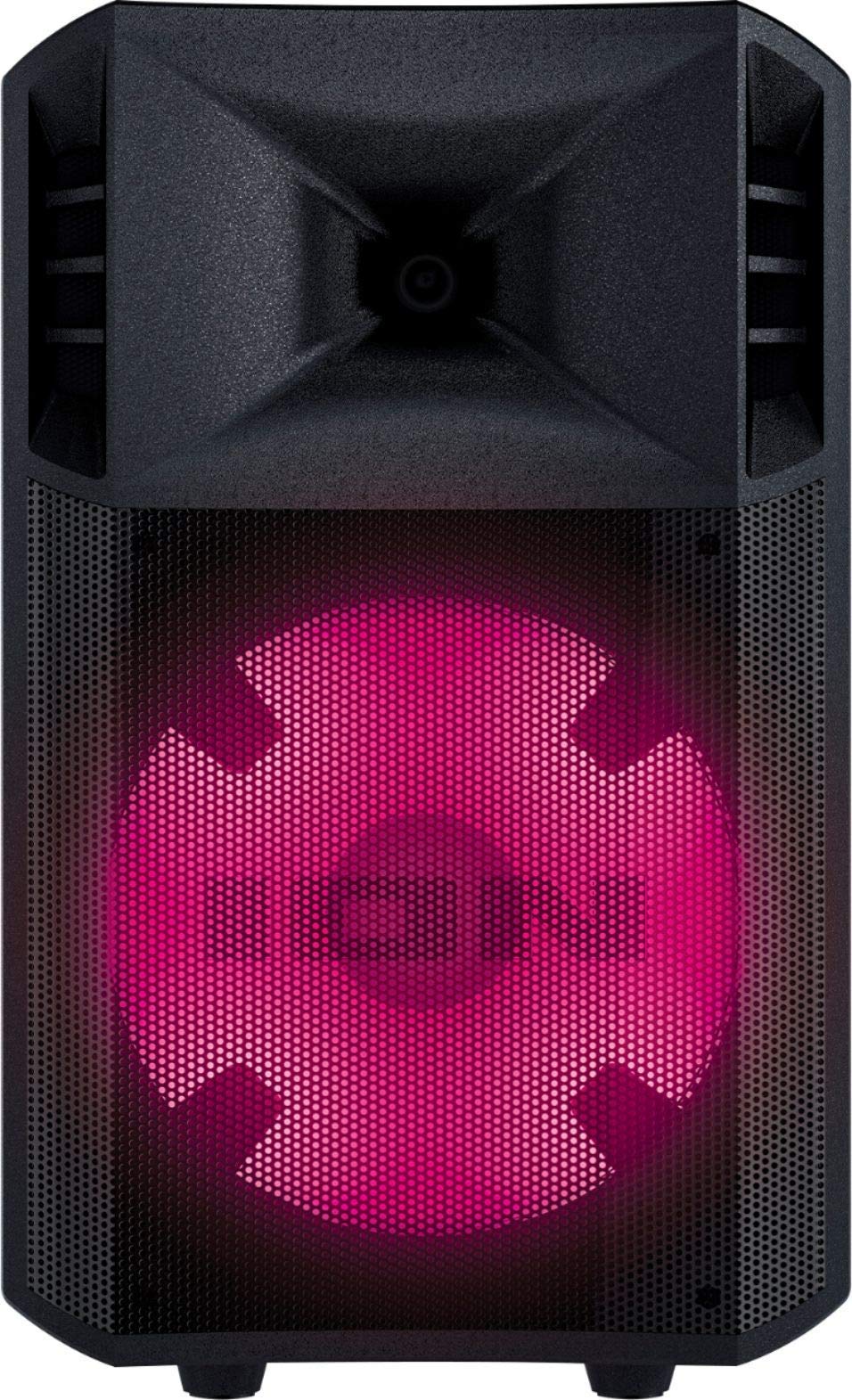 ION Audio POWERGLOW 10" 200W 2-Way PA Bluetooth Speaker - Black (Renewed)…