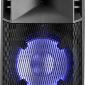 ION Audio POWERGLOW 10" 200W 2-Way PA Bluetooth Speaker - Black (Renewed)…