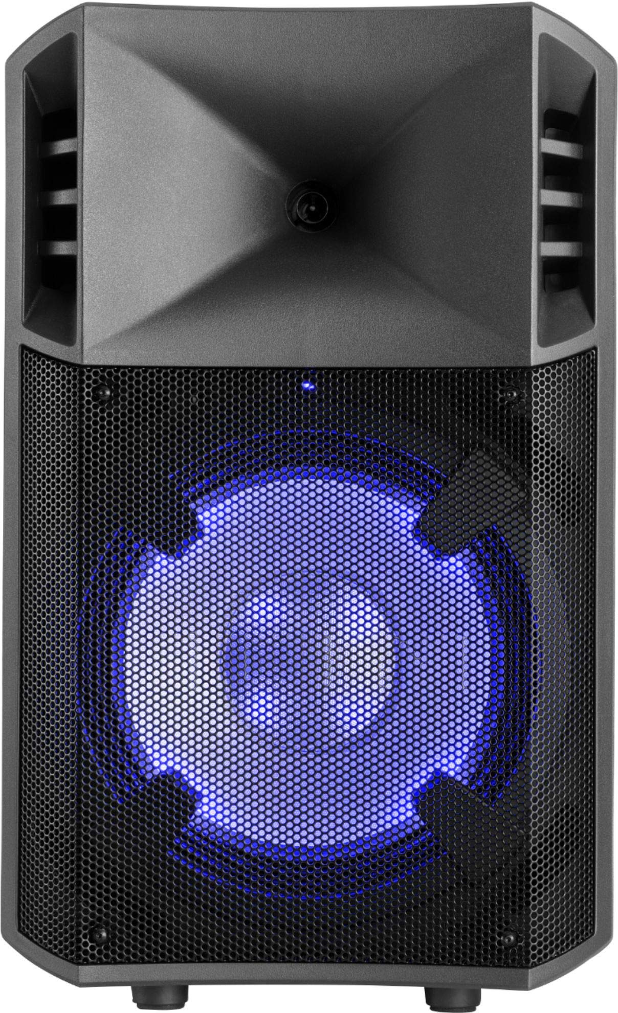 ION Audio POWERGLOW 10" 200W 2-Way PA Bluetooth Speaker - Black (Renewed)…