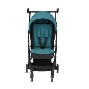 CYBEX Libelle Stroller, Ultra-Lightweight Stroller, Small Fold Stroller, Hand Luggage Compliant, Compact Stroller, Fits CYBEX Car Seats (Sold Separately), Infants 6 Months+, River Blue