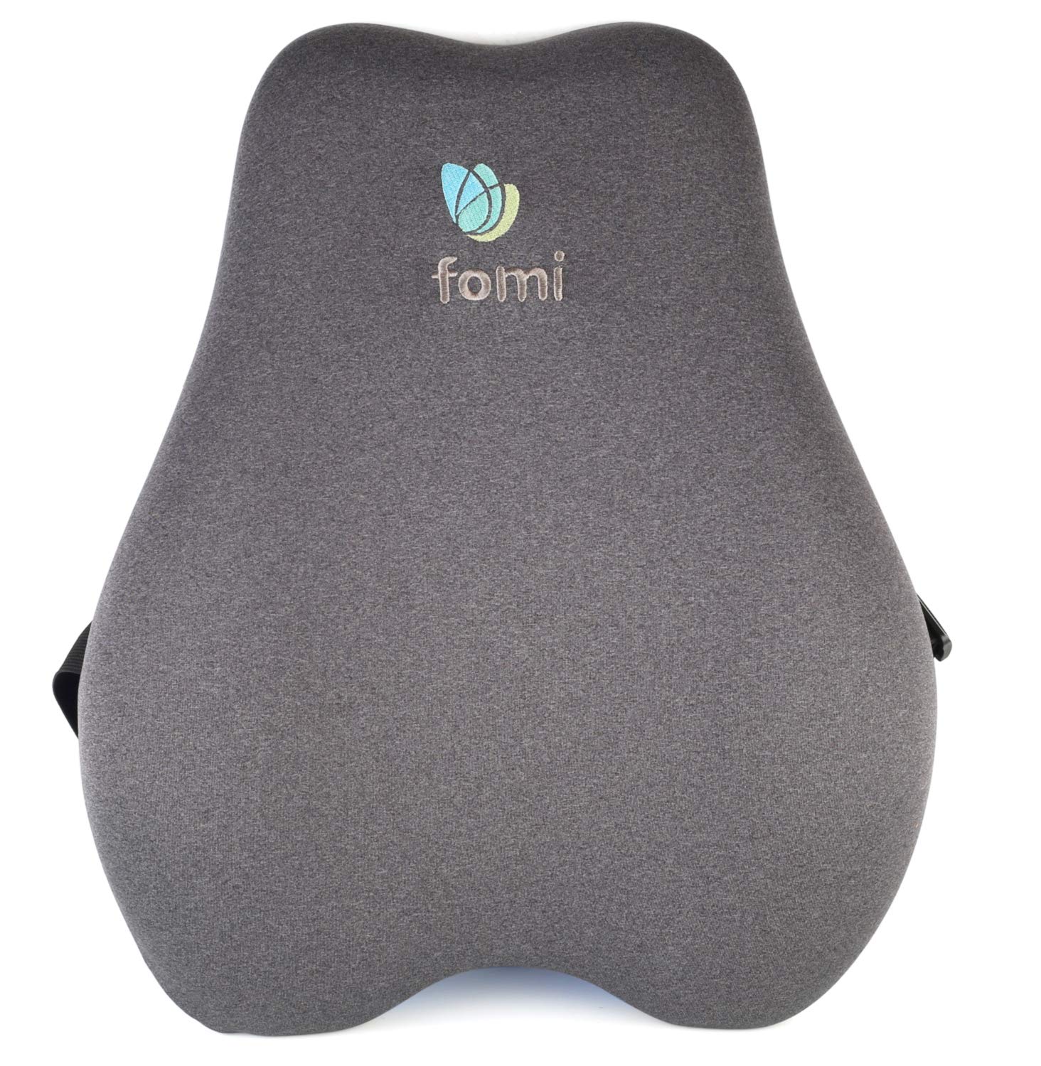 FOMI Extra High Back Lumbar Support Pillow | Thick Thoracic Foam Pad for Car, Home, Office, Gaming Chair, Wheelchair, Recliner | Sciatica, Tailbone Pain Relief | Upper Lower Backrest, Posture Aid