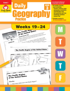 daily geography practice, grade 3, weeks 19–24