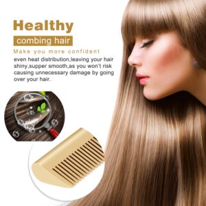 Hot Comb Hair Straightener, Electric Heating Comb, Portable Travel Anti-Scald Beard Straightener Press Comb, Ceramic Comb Security Portable Curling Iron Heated Brush