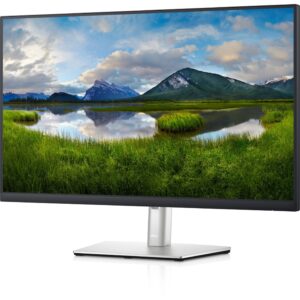 dell p2721q 27 inch 4k fhd, ip ultra-thin bezel monitor, usb-c, hdmi, displayport, vesa certified, silver, gray