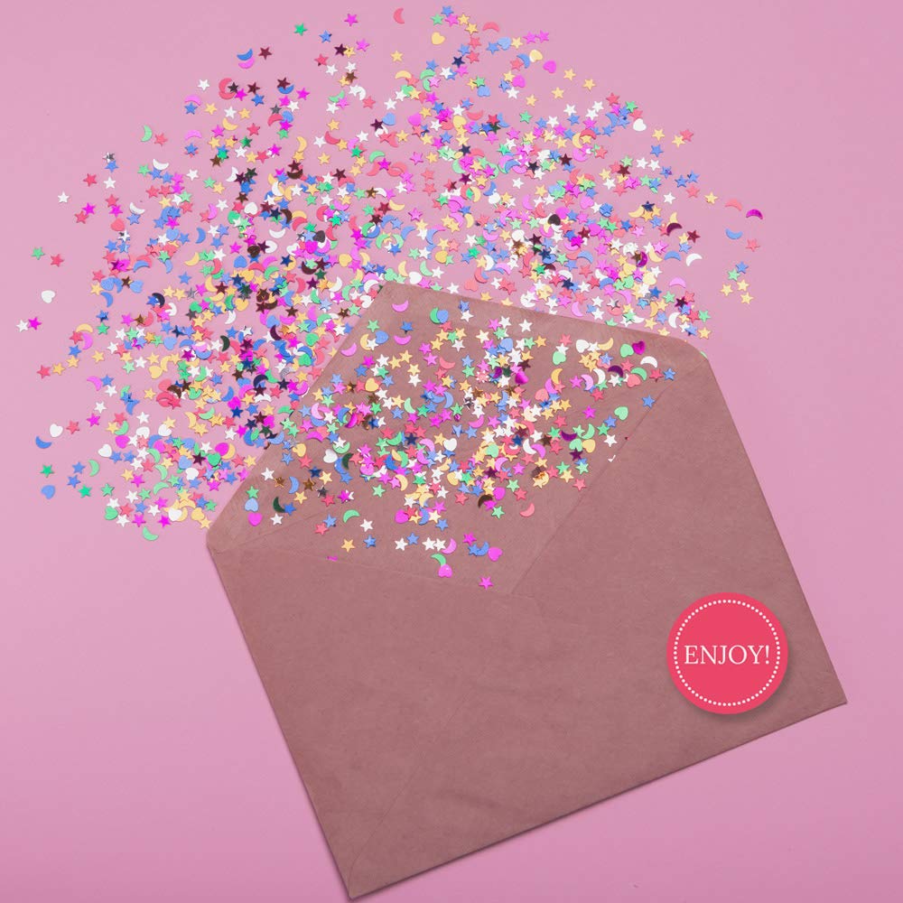 Enjoy! Fushia & Polka Dot Themed Thank You Customer Appreciation Sticker Labels for Small Businesses, 60 1.5" Circle Stickers by AmandaCreation, Great for Envelopes, Postcards, Direct Mail, & More!