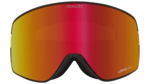 dragon alliance mens nfx2 snow goggles, split/lumalens red ion, lumalens light rose, ofa