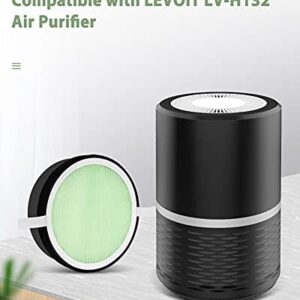 2-Pack LV-H132 Replacement Filter for LEVOIT LV-H132 Air Purifier, 3-in-1with Pre-Filter, True HEPA Filter, Replace LV-H132-RF