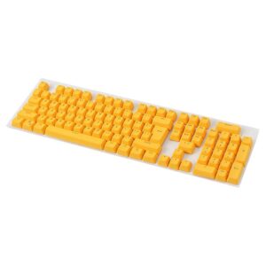 MOHALIKO Keycaps Orange, Orange Keyboard, 106 Keys PBT Solid Color Backlight Keycaps Replacement Compatible with Cherry/Kailh/Gateron/Outemu Switch Keyboard