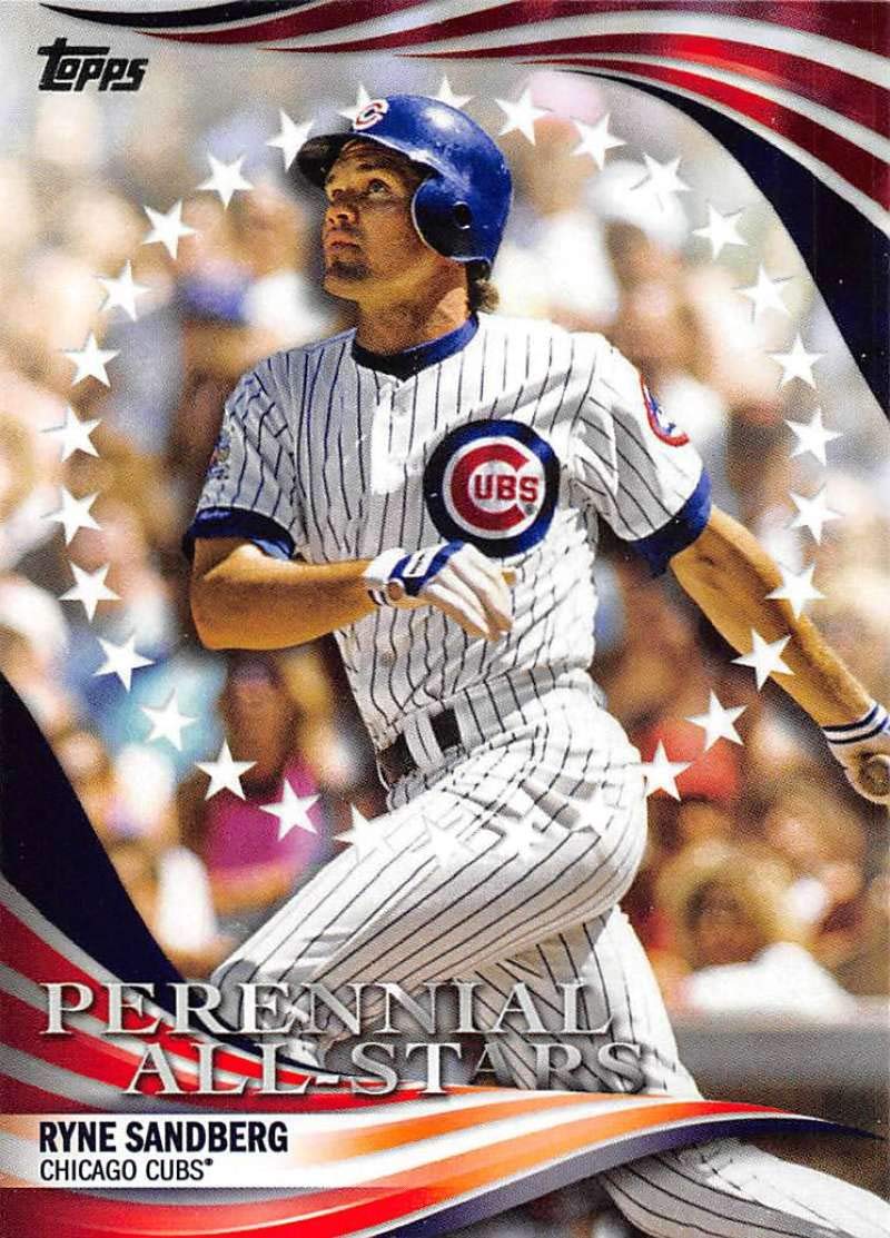 2019 Topps Update Perennial All-Stars #PAS-23 Ryne Sandberg Chicago Cubs MLB Baseball Card NM-MT