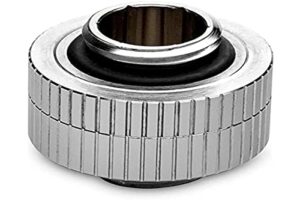 ekwb ek-quantum torque 14mm rotary male to male extender fitting, nickel