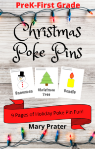 christmas poke pin printables