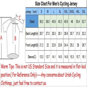 Uriah Men's Cycling Jersey Short Sleeve Reflective Octopus Size XL(CN)