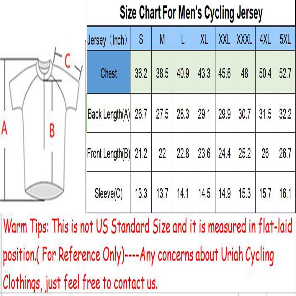 Uriah Men's Cycling Jersey Short Sleeve Reflective Octopus Size XL(CN)