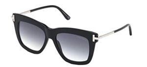 tom ford dasha ft 0822 black/grey shaded 52/16/140 women sunglasses