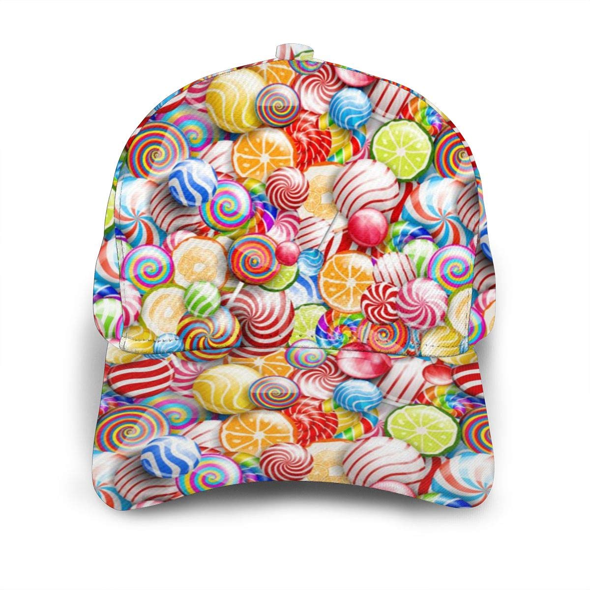 Baseball Cap Colorful Spiral Sugar Candy Sweets Print Dad Caps Classic Fashion Casual Adjustable Sport for Girls Women Hats