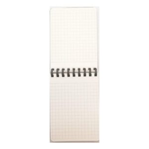 Kokuyo. Softring Memo Business A7, 5mm Grid, 70 Sheets Black (メ-SV477S5-D) - 4 Pack