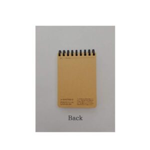 Kokuyo. Softring Memo Business A7, 5mm Grid, 70 Sheets Black (メ-SV477S5-D) - 4 Pack