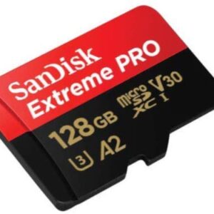 SanDisk Extreme PRO (UHS-1 U3 / V30) A2 128GB MicroSD Memory Card (2 Pack) for GoPro Hero9 Camera (Hero 9 Black) SDSQXCY-128G-GN6MA Bundle with (1) Everything But Stromboli SD & Micro SDXC Card Reader