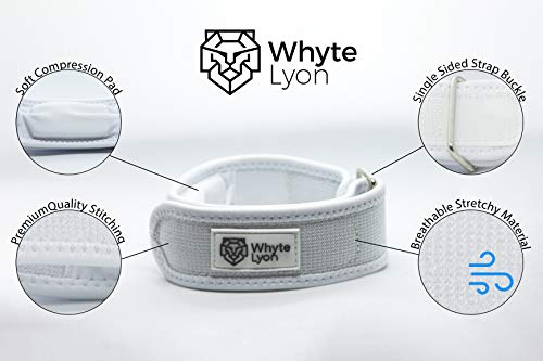 Whyte Lyon Tennis Elbow Brace, 1 Pack, for Women and Men, White