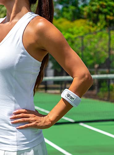 Whyte Lyon Tennis Elbow Brace, 1 Pack, for Women and Men, White