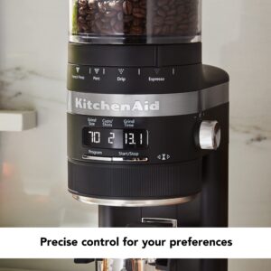 KitchenAid Burr Coffee Grinder - KCG8433 - Black Matte, 10 Oz