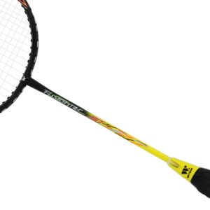 WISH FusionTec 917 – Badminton Racket and Case – Includes 1 Badminton Racket and 1 Badminton Bag – Excellent Badminton Grip – Great for Competitive Badminton Games, Yellow