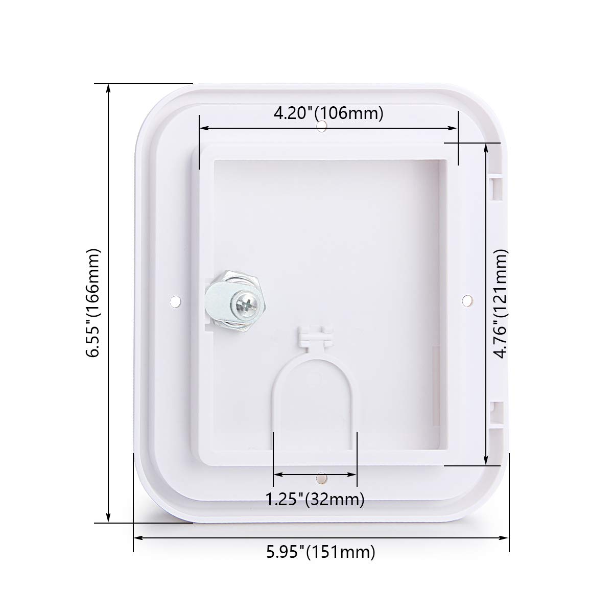 LCGP RV Access Door Electrical Cord Trailer Power Cord Cable Hatch Camper Hose Storage Door Compartment