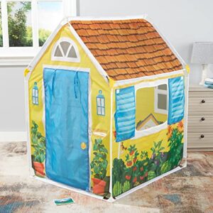 Melissa & Doug Cozy Cottage Fabric Play Tent and Storage Tote