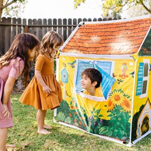 Melissa & Doug Cozy Cottage Fabric Play Tent and Storage Tote