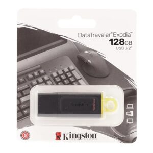 Kingston DataTraveler Exodia 128GB USB 3.2 Flash Drive DTX/128GB,Black