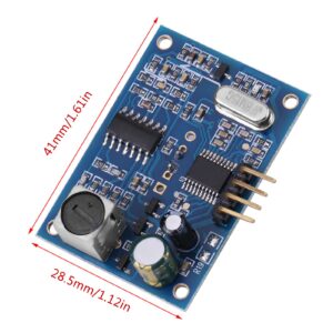 5V Integrated Ultrasonic Module Ultrasonic Distance Sensor Measuring Transducer Distance Sensor Waterproof Ultrasonic Measuring Board Transducer Probe for Horizontal Distance Measuring