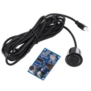 5V Integrated Ultrasonic Module Ultrasonic Distance Sensor Measuring Transducer Distance Sensor Waterproof Ultrasonic Measuring Board Transducer Probe for Horizontal Distance Measuring