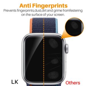 LK [8 Pack Apple Watch 40mm Screen Protector Compatible for Apple Watch Series 6/5 / SE 2 / SE 40mm Series 7 41mm, Self-Healing TPU Material, Scratch-Resistant, Bubble-Free, Ultra-Thin Film, Clear