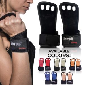 Fit Vikings Gymnastics Grips - Gloves for Crossfit - Pull Up Grips - Hand Grips -Men & Women