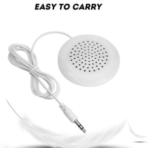 VBESTLIFE Portable CD DIY Pillow Speaker 3.5mm Mini Stereo Speaker for MP3 Phone