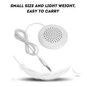 VBESTLIFE Portable CD DIY Pillow Speaker 3.5mm Mini Stereo Speaker for MP3 Phone