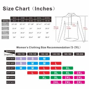 bpbtti Women's Half Zipper Long Sleeve Cycling Jersey Bike Biking Shirt with 3-Real Pockets UPF 50+ (Purple/White, X-Large)