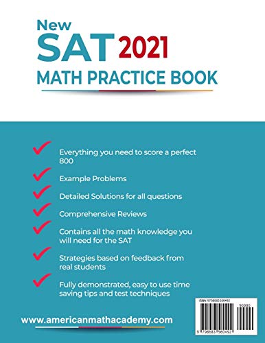 New SAT 2021 Math Practice Book