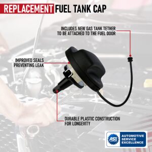 Replacement Fuel Tank Gas Cap - Compatible with BMW and Mini Vehicles - X5, 325i, 328i, 335i, 545i, 535i, 640i, 740i, 750i, xDrive, Cooper - Replaces 16117222391, 10844, 31848, 16 11 7 222 391