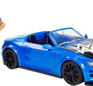 Mattel WWE Slam Mobile Wrekkin Vehicle Breakaway Car with Mattel WWE The Rock, for 6-Inch Action Figure