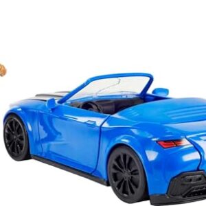 Mattel WWE Slam Mobile Wrekkin Vehicle Breakaway Car with Mattel WWE The Rock, for 6-Inch Action Figure