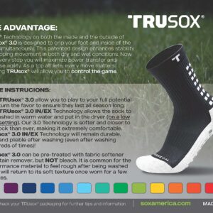 Trusox 3.0 Mid-Calf Thin, Black, Large