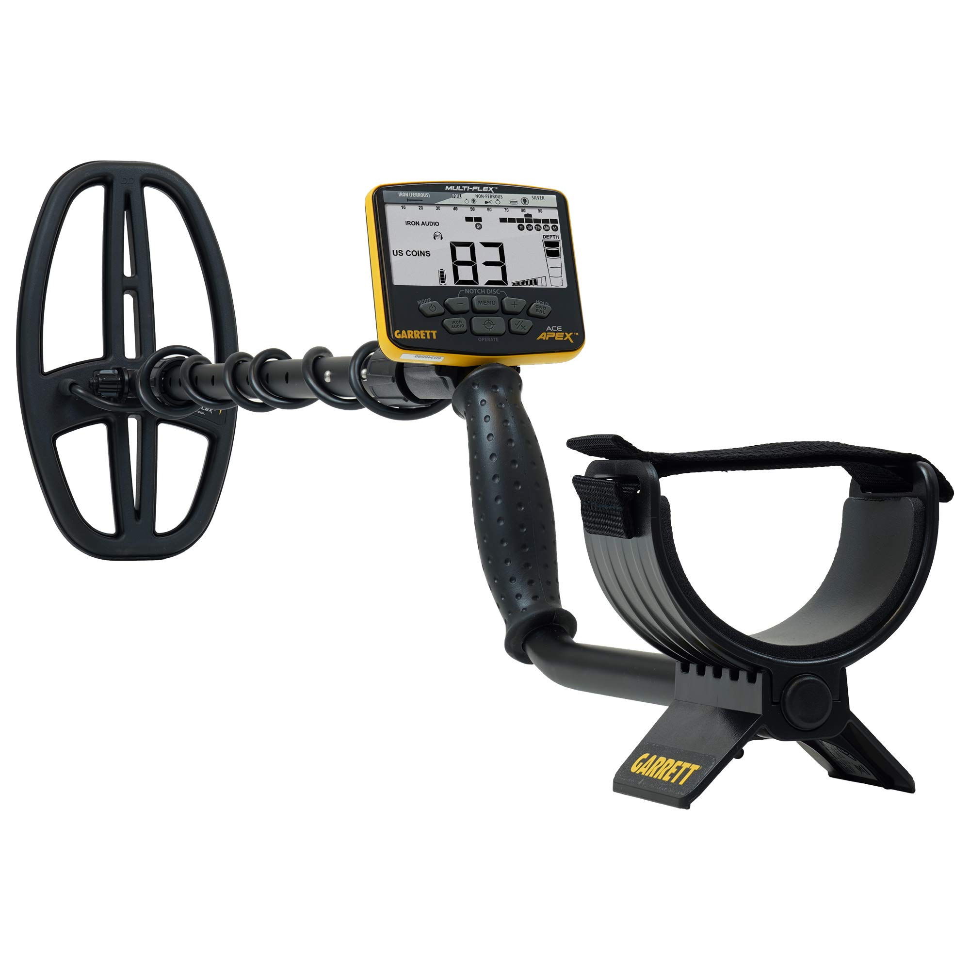 Garrett ACE APEX Metal Detector with 6 x 11 DD Viper Search Coil and Garrett Pro-Pointer at with Z-lynk