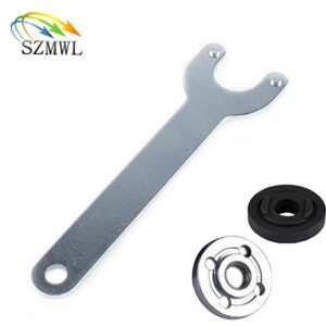 SZMWL Angle Grinder Flange Wrench Spanner Metal Lock Nut Kit For Dewalt Makita Milwaukee 193465-4 Bosch Black & Decker Ryobi 4.5" 5" 5/8-11