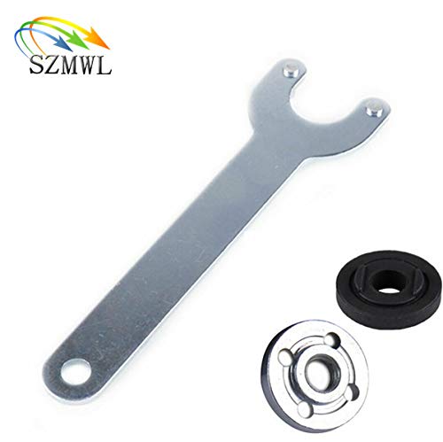 SZMWL Angle Grinder Flange Wrench Spanner Metal Lock Nut Kit For Dewalt Makita Milwaukee 193465-4 Bosch Black & Decker Ryobi 4.5" 5" 5/8-11