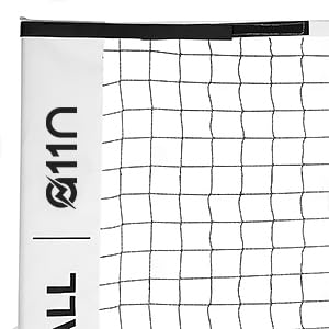 A11N Portable Pickleball Net for Driveway - Half Court Size, 11ft Net for Pickleball, Kids Tennis, Soccer Tennis