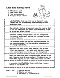 little red riding hood (sequencing)